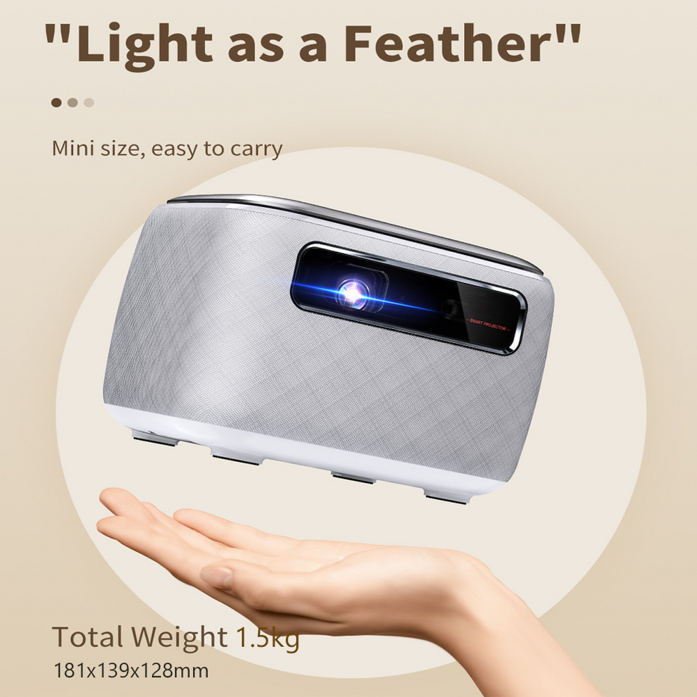 Vivicine V8 Pro Portable DLP 1080P 3D 4K Mini Projector – vivicine